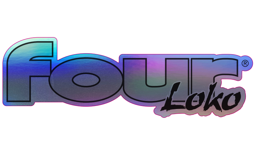 Holographic Logo Decal – Four Loko Shop